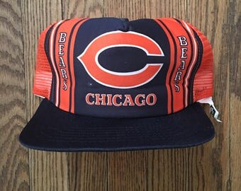 Chicago bears hat | Etsy