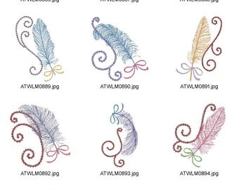 Broderie de plume | Etsy