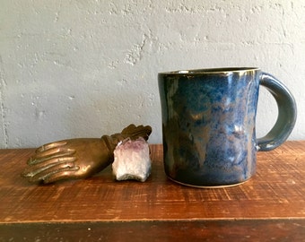 Cobalt blue mug | Etsy