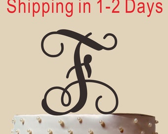 Letter f cake topper | Etsy