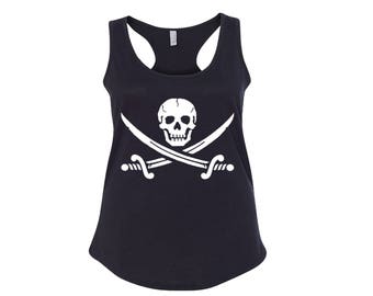 Pirate tank top | Etsy