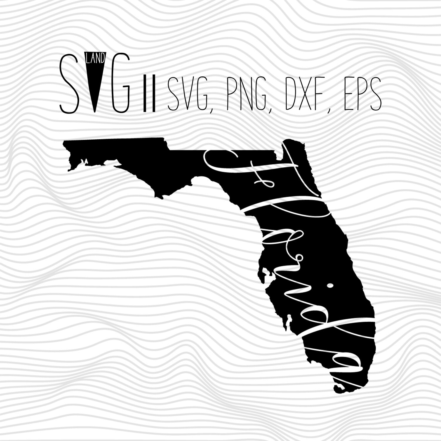 Florida Svg State Svg Font Svg Files For Silhouette For