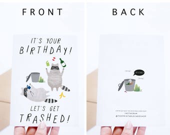 Belated Printable Birthday Cards Funny Late Birthday Cards