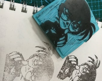 Cartoon rubber stamp | Etsy