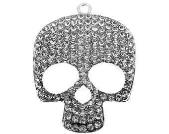 Rhinestone skull | Etsy