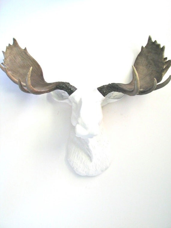 SALE Faux Taxidermy Large Moose Head Wall Hanging Mount Home