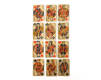 French playing cards | Etsy