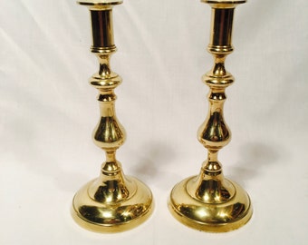 Brass candlesticks | Etsy