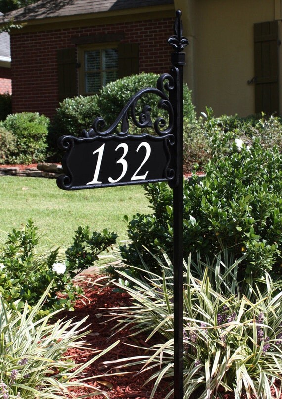 Address America Boardwalk Reflective Sign for Yard 30 48