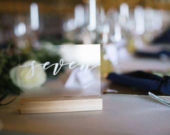 Acrylic numbers | Etsy