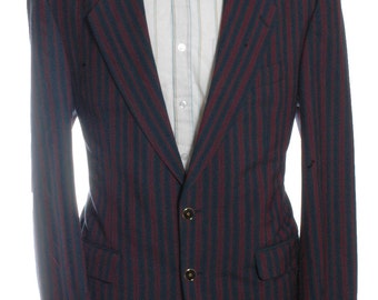 Mens striped blazer | Etsy