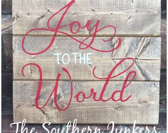 Wooden joy sign | Etsy