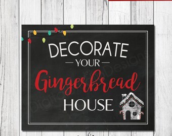 Gingerbread sign | Etsy