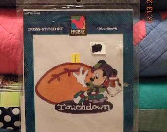 Mickey cross stitch | Etsy