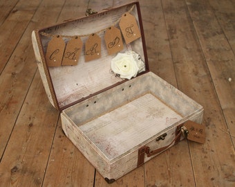 Suitcase card box | Etsy