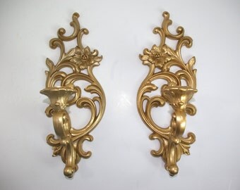 Syroco wall sconce | Etsy