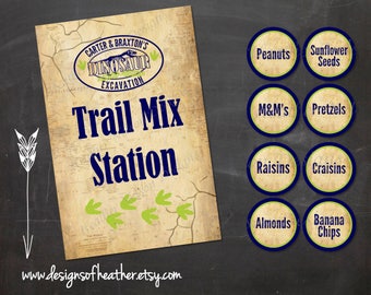 Trail mix sign | Etsy