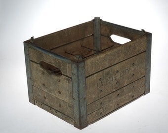 Antique milk crate | Etsy