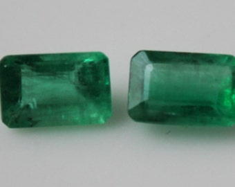 Rectangle emerald | Etsy