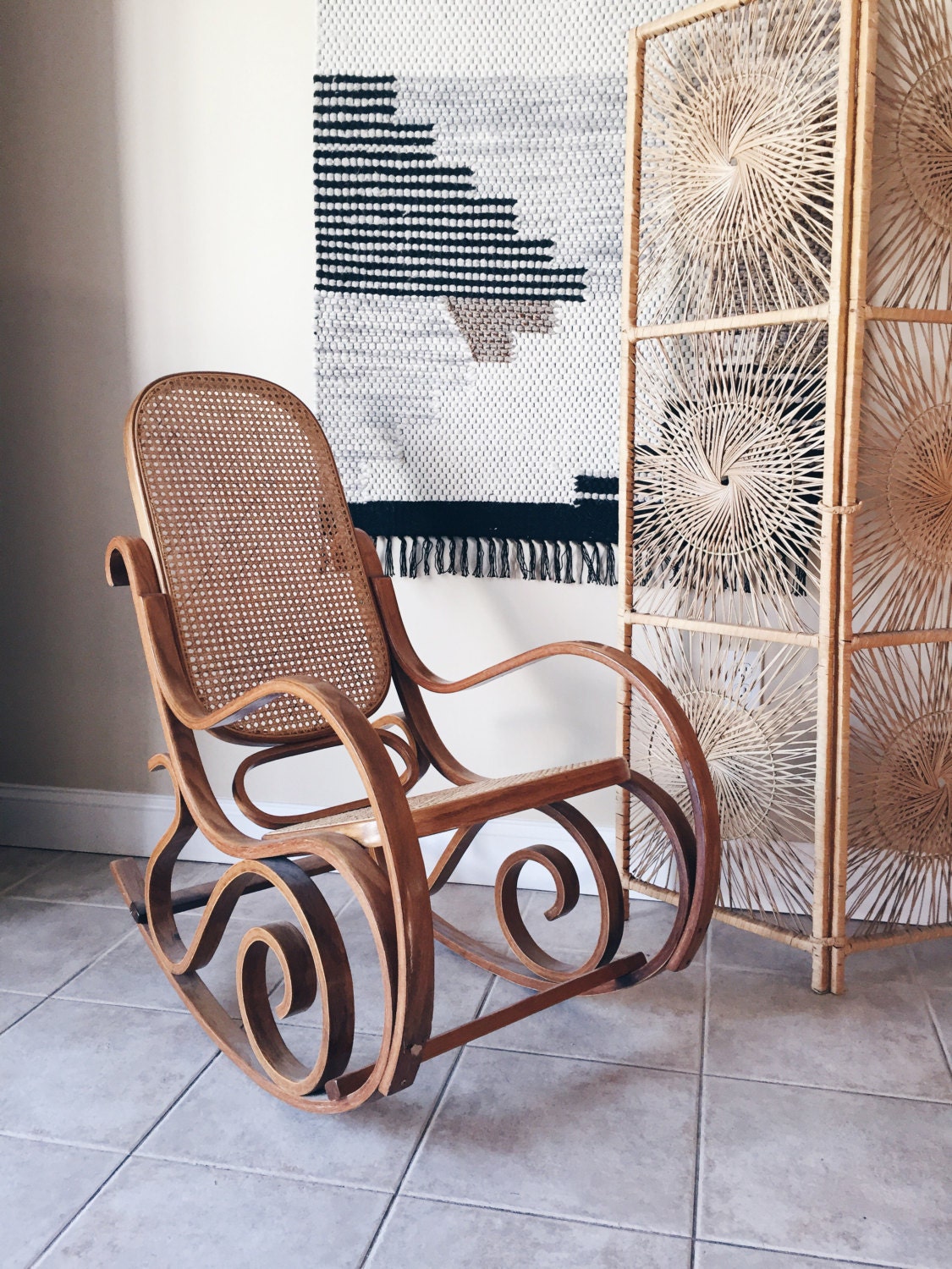 Bentwood Rocker Bentwood Rocking Chair Cane Rocker Cane