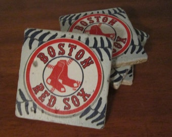 Red sox coasters | Etsy