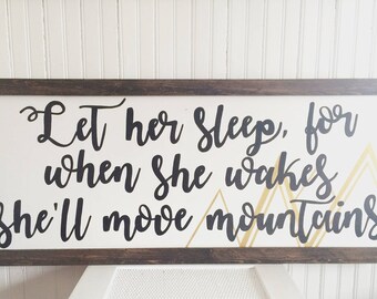 Let her sleep | Etsy