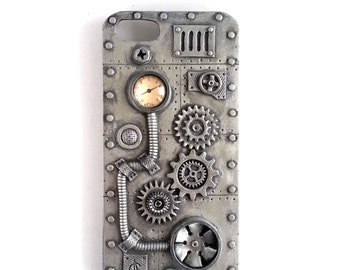 Steampunk phone case | Etsy
