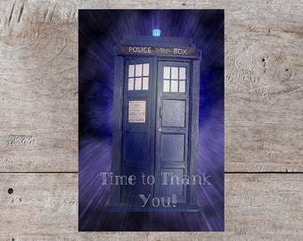 Doctor who card | Etsy