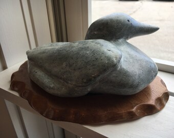 Loon sculpture | Etsy