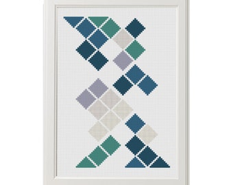 Point de croix moderne | Etsy