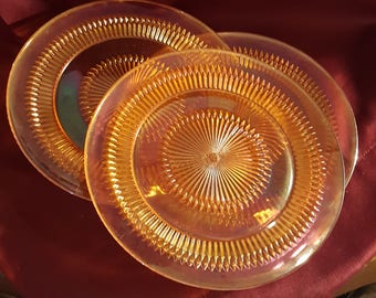 Amber glass plates | Etsy