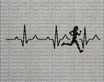 Heartbeat svg | Etsy