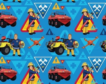 Fireman fabric | Etsy