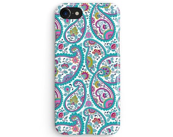 Paisley phone Case Boho Chic Paisley in 6 colors Iphone Case