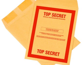 TOP SECRET classified document cover sheets multiple colors
