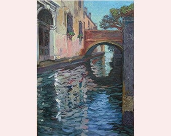 Venice painting | Etsy