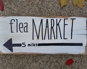 Flea market sign | Etsy
