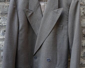 Double breasted suit | Etsy