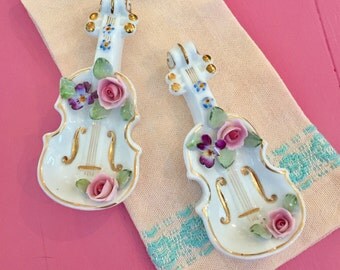Porcelain violin | Etsy