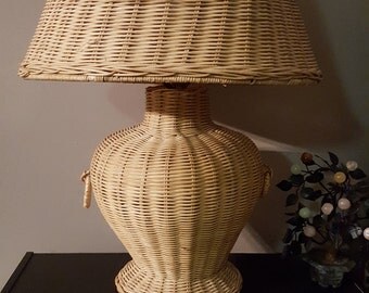 Wicker lamp shade | Etsy