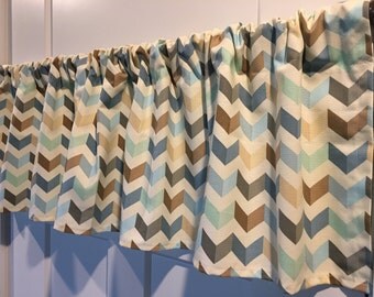 Mint green valance | Etsy