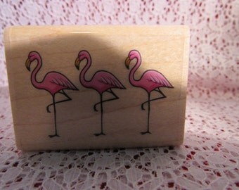 Flamingo stamp | Etsy