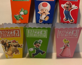 Mario popcorn box | Etsy