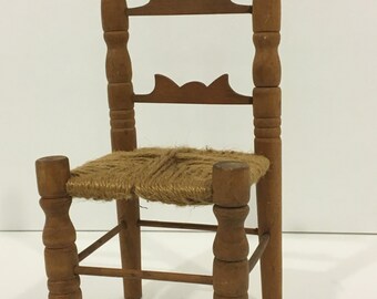 Wooden high chair | Etsy
