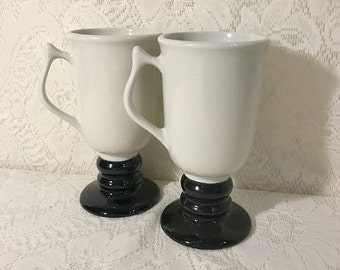 Pedestal footed mug | Etsy