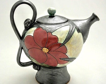 Handmade tea pot | Etsy