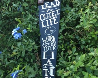 Unique lead a quiet life related items | Etsy