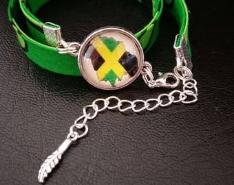 Jamaican bracelet | Etsy