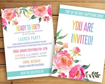 Invitation Pop Out Cards