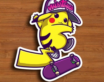 Pikachu sticker | Etsy